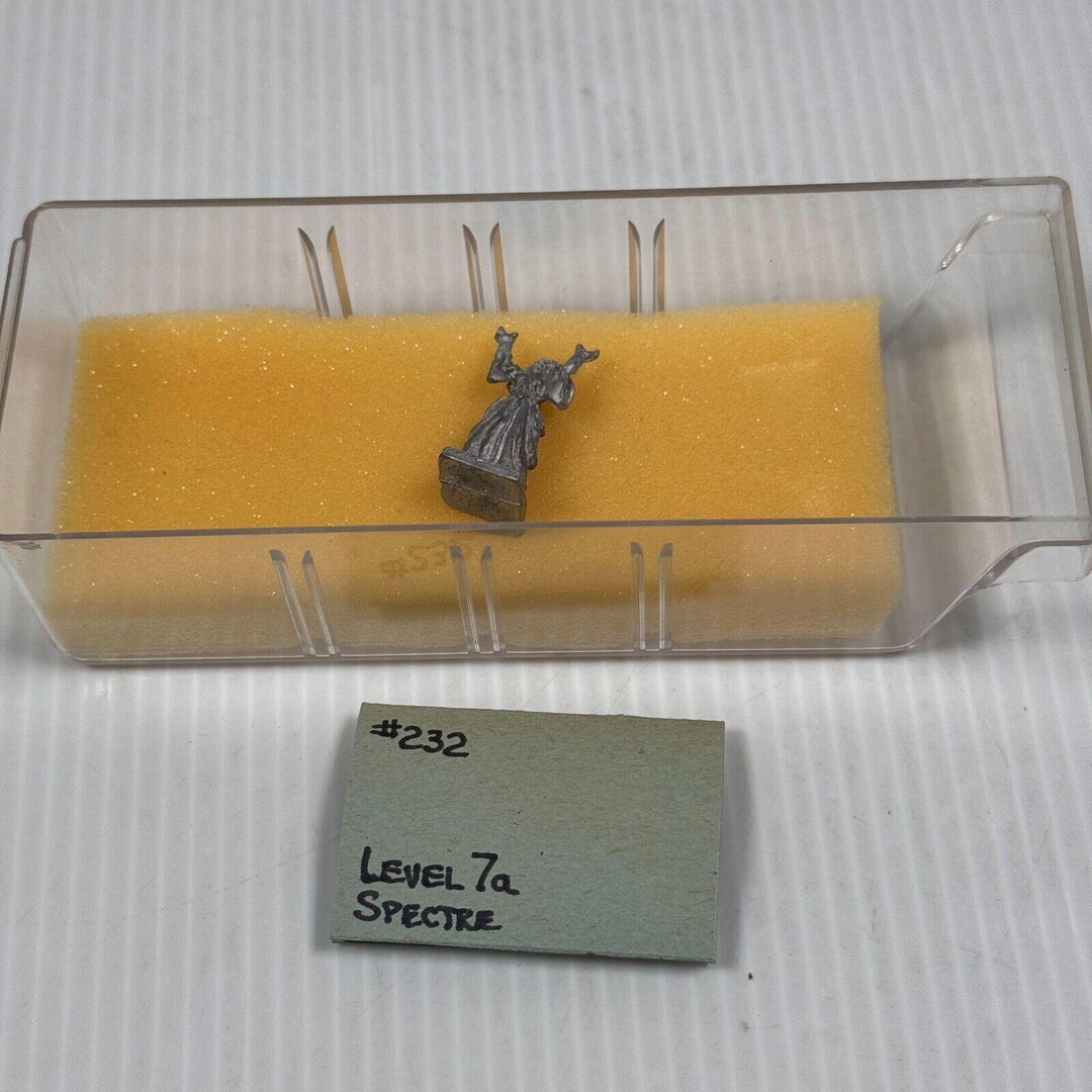 Dungeons & Dragons Level 7 Spectre Heritage Models Lead Miniature - Etsy