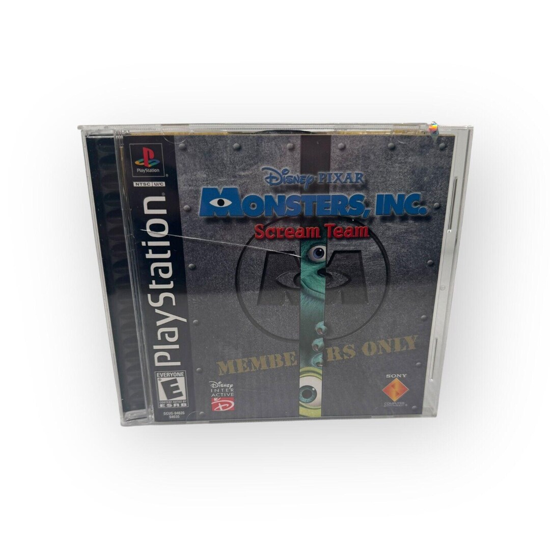 Monsters Inc. Scream Team Playstation 1 PS1 Disney Game Complete - Etsy