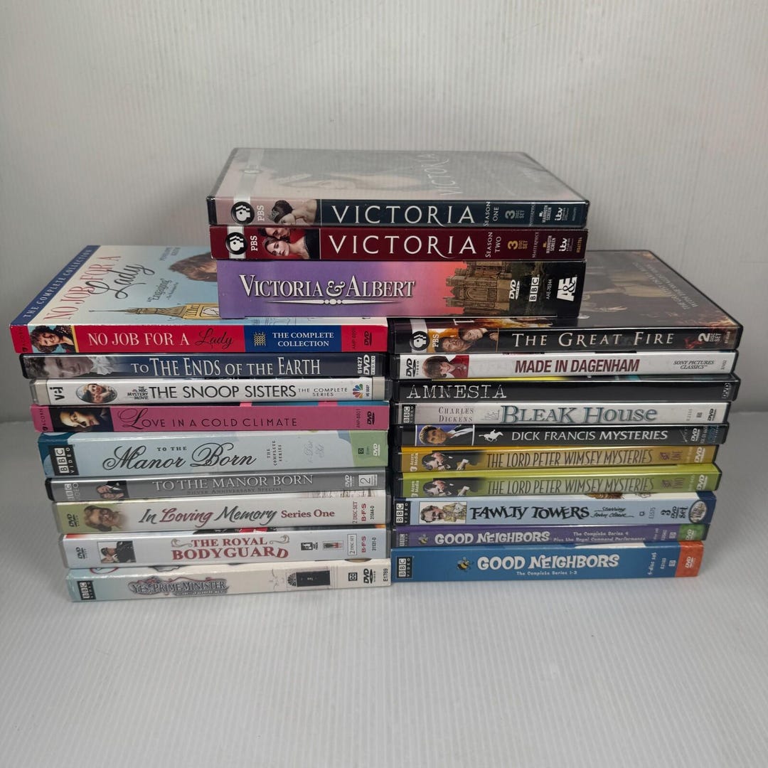 22 British TV DVD Sets W/ Complete Series Good Neighbors, Fawlty Towers ...