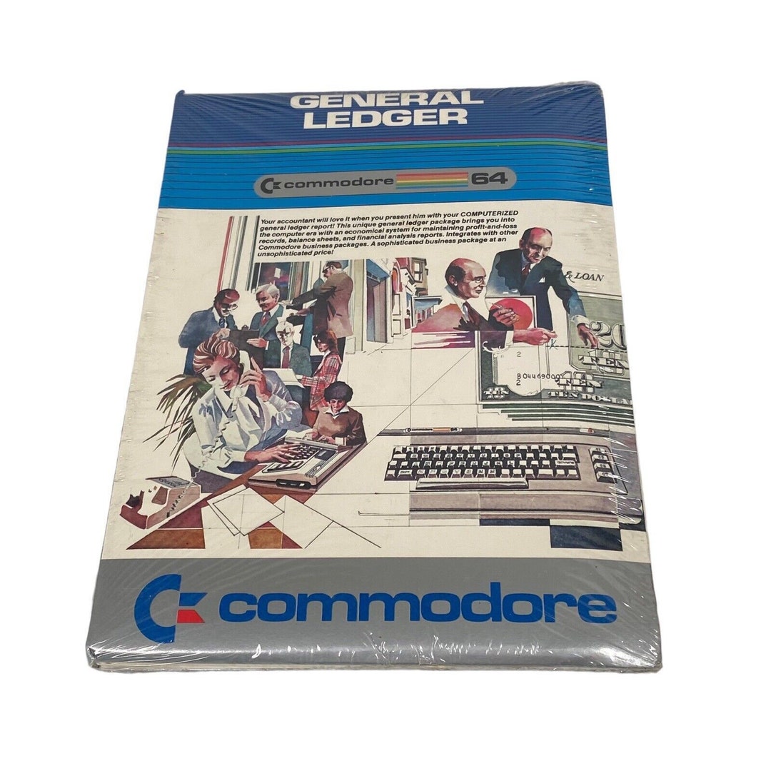 Vtg 1984 General Ledger for Commodore 64 Disk Accounting Software ...