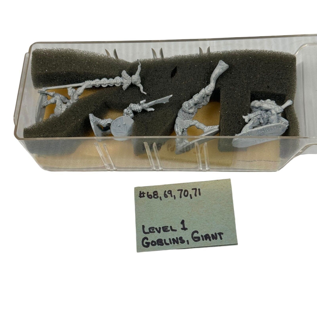 Dungeons & Dragons 1979 Ral Partha Level 1 Goblins Lot of 4 Lead ...