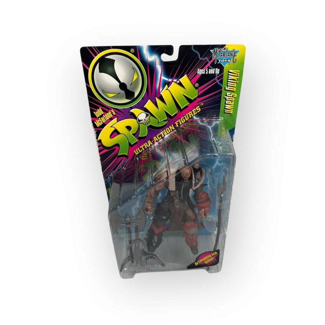 1996 Vintage Mcfarlane Toys Spawn Series 5 Viking Spawn RARE New NOS ...