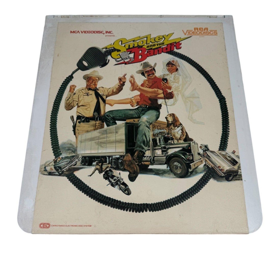 Smokey and the Bandit RCA CED Videodisc Movie Burt Reynolds Jackie ...