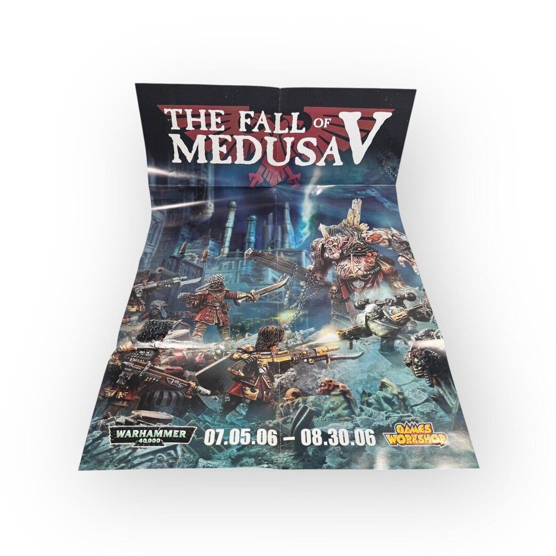 Warhammer 40K the Fall of Medusa V Promotional Poster 20006 Games ...