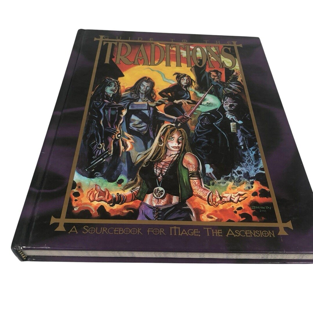Guide to the Traditions Mage the Ascension Wod Hardcover RPG Sourcebook ...