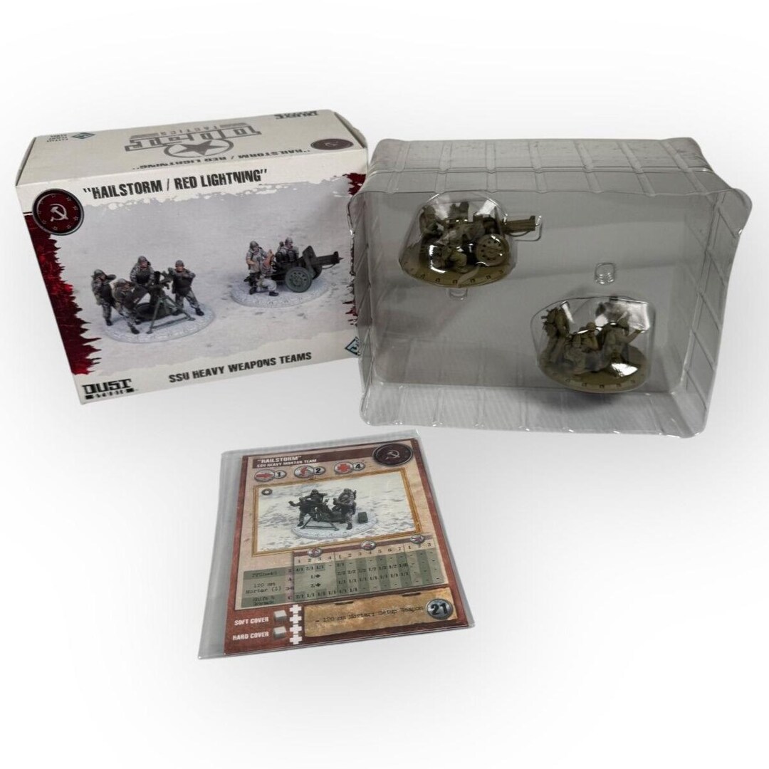 Dust Tactics SSU Heavy Weapons Teams Hailstorm / Red Lightning Set ...