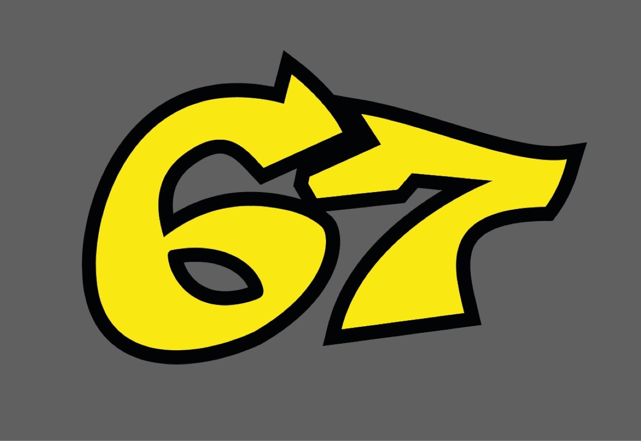 100mm Shane Shakey Byrne Style 67 Race Numbers - Etsy