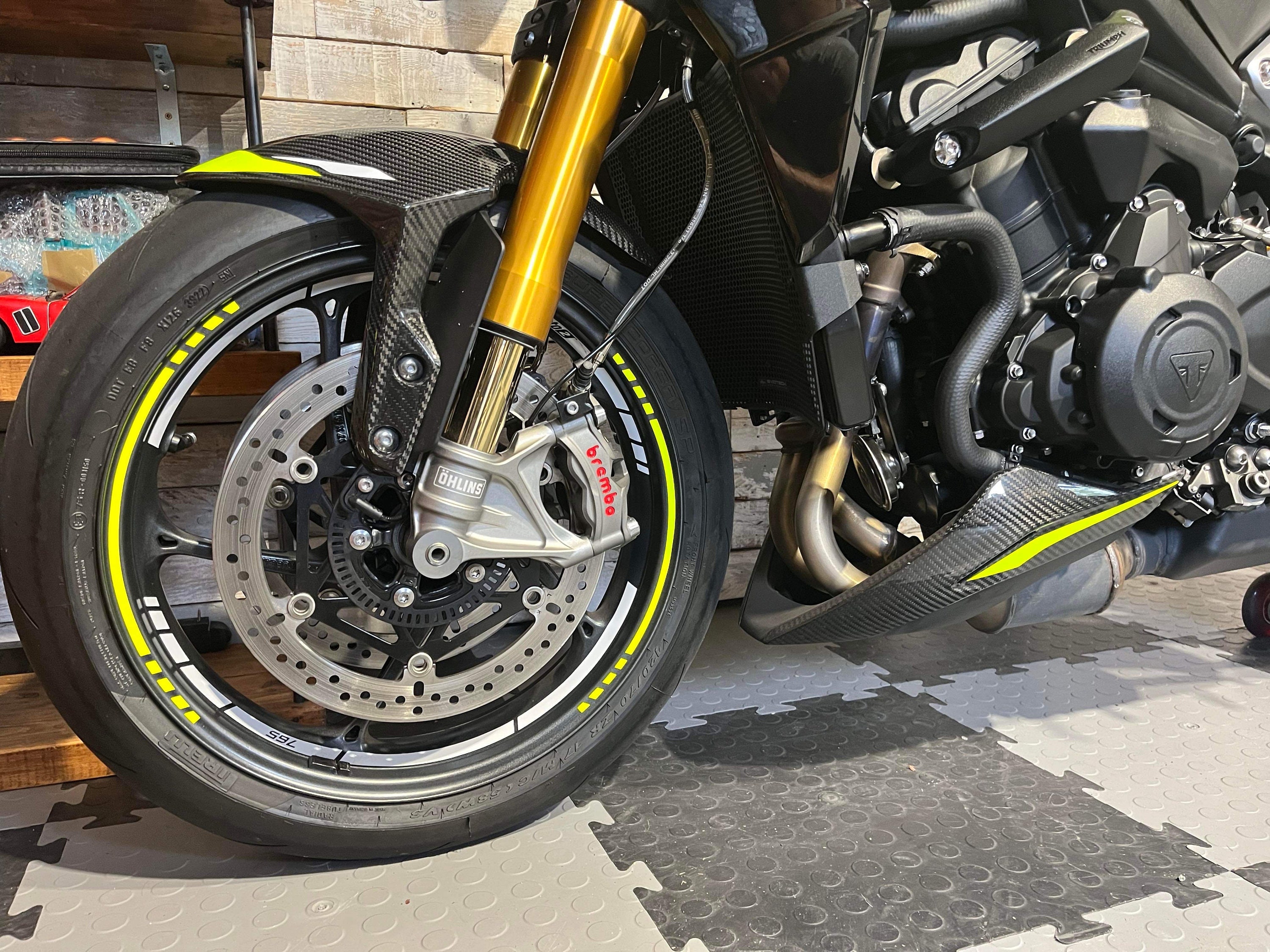 Triumph Street Triple Moto2 Edition Belly Pan Gloss Flurro Yellow - Etsy