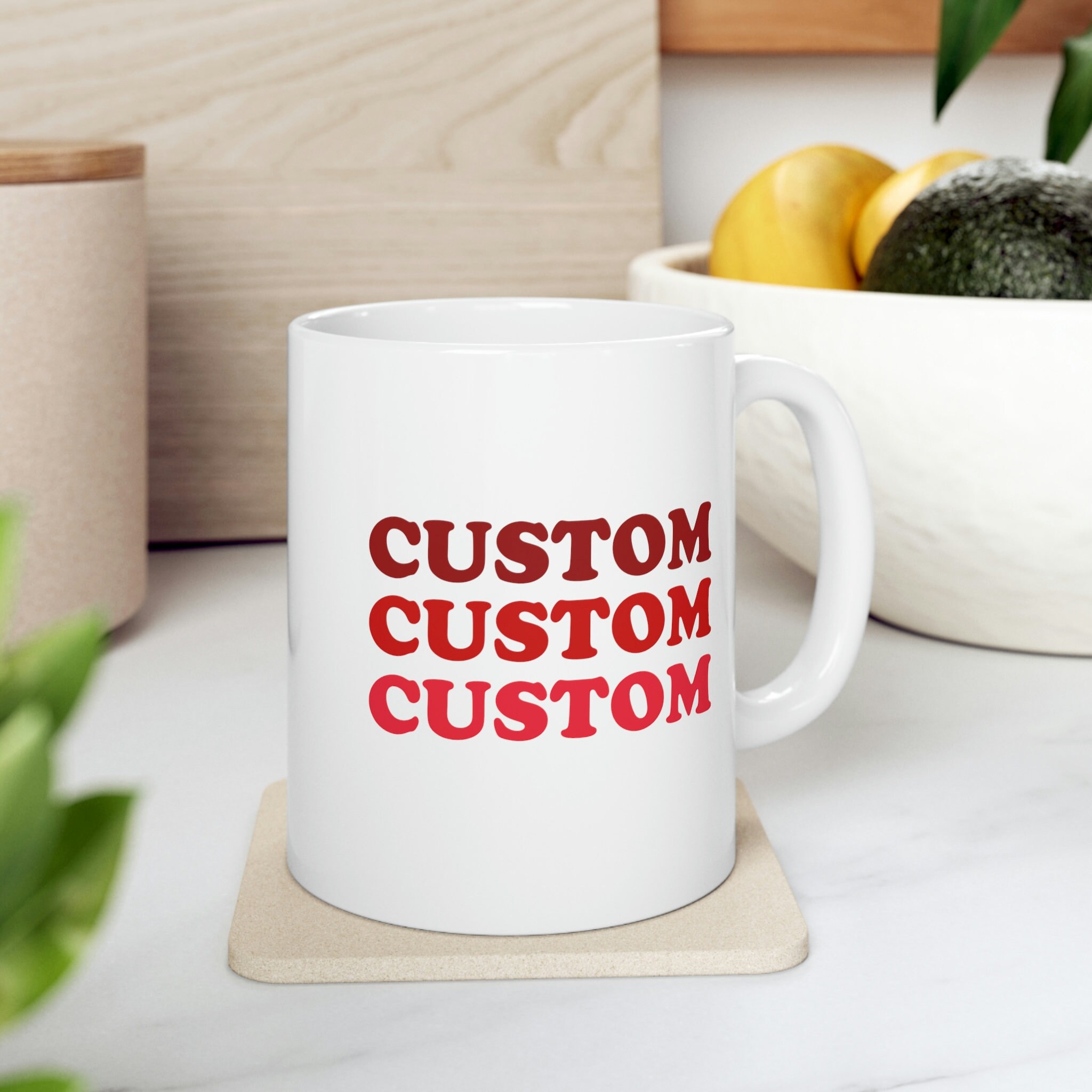 Custom Ombre Mug Customizable Personalized Mugs Custom Mug Design Your ...
