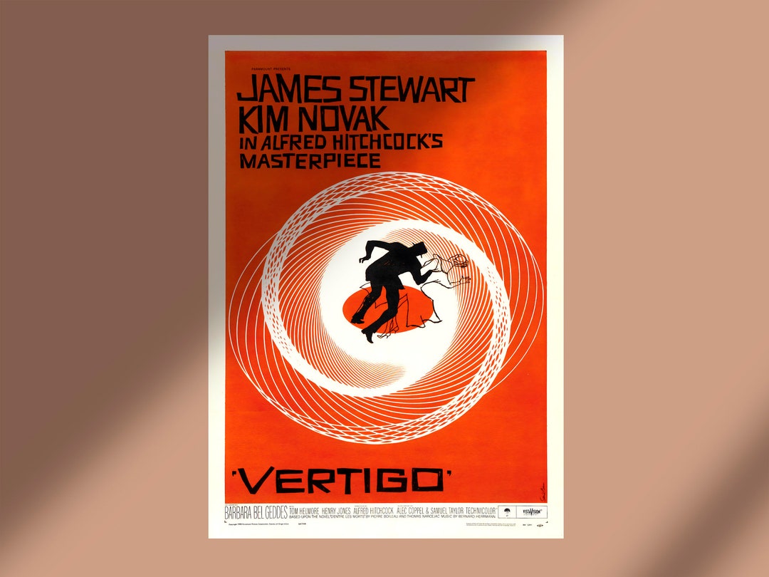 Vertigo, Movie Poster, Remastered - Etsy