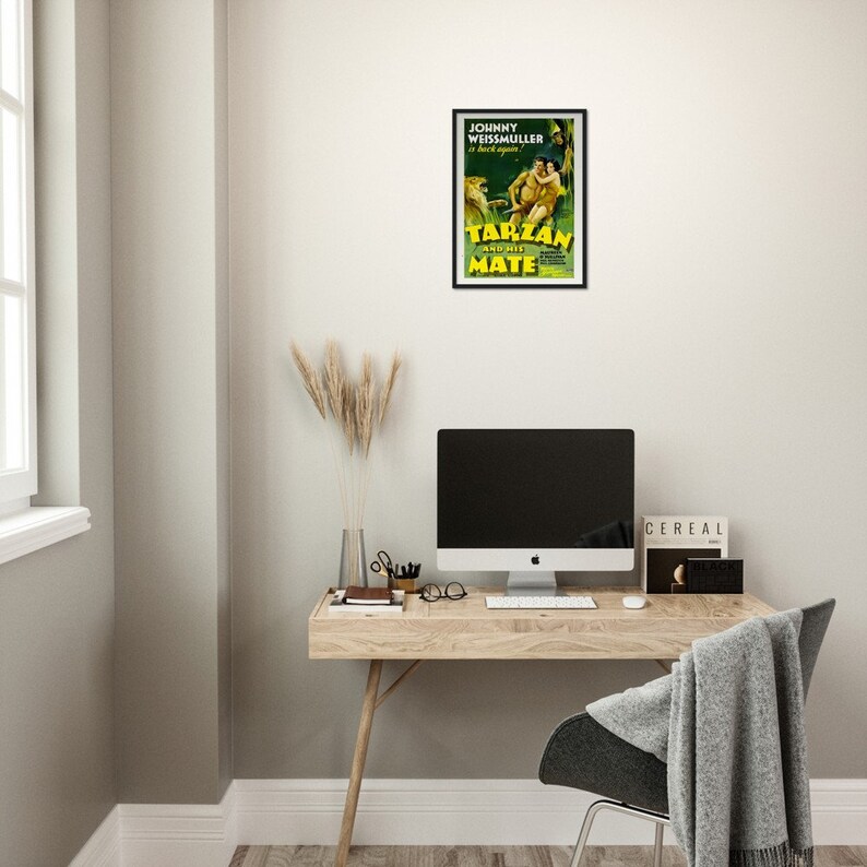 Framed, Tarzan and His Mate, Johnny Weissmuller, Remastered Movie ...