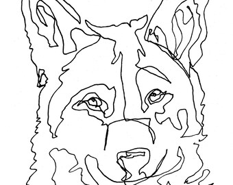 Sloth One Line Drawing - Etsy