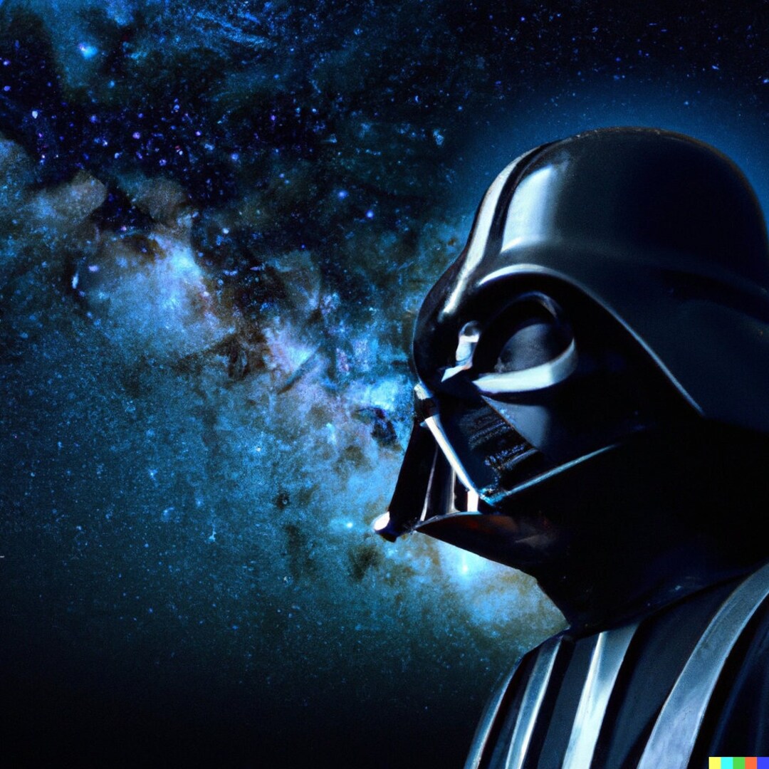 Darth Vader in Space, Star Wars Digital Download - Etsy Australia