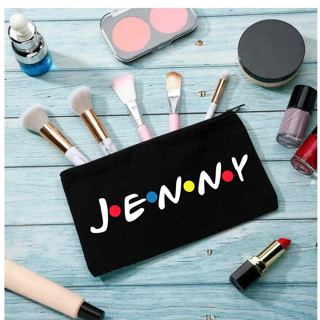 Personalised Friends Makeup Bag Any Text, Name, Wording Cosmetics ...