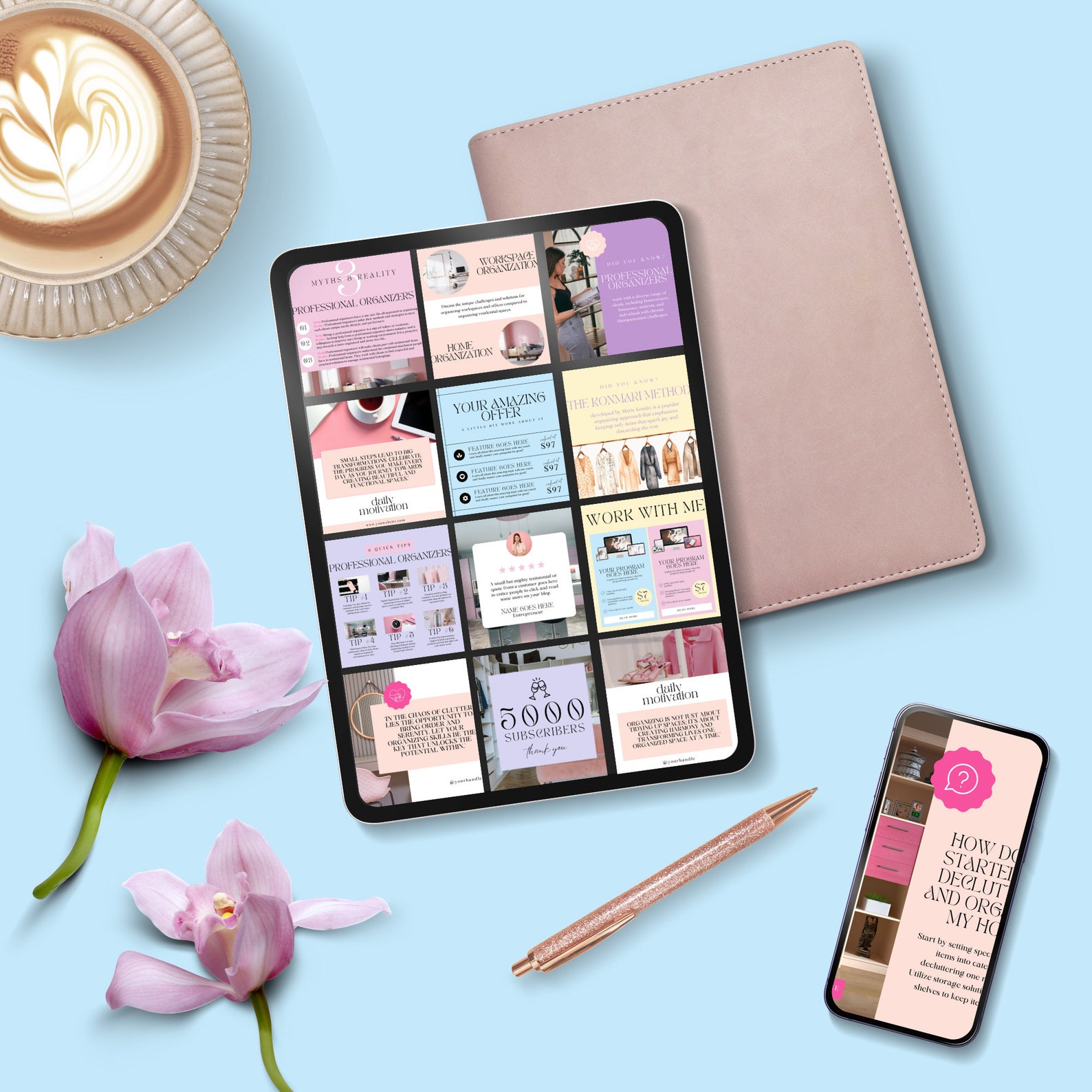 Organizer Social Media Templates | Decluttering | Cleaning Business ...