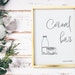 Cereal Bar Sign | Wedding & Special Event Printable Sign | Minimalist ...