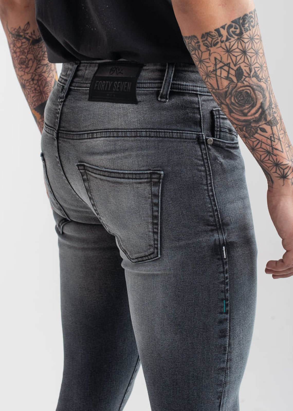 Denim Jeans Skinny Dark Grey Jeans, Men Jeans, Men's Jeans, Denim Jeans ...