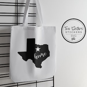 Texas Home SVG PNG | State Outline Svg Digital Download | Design for ...
