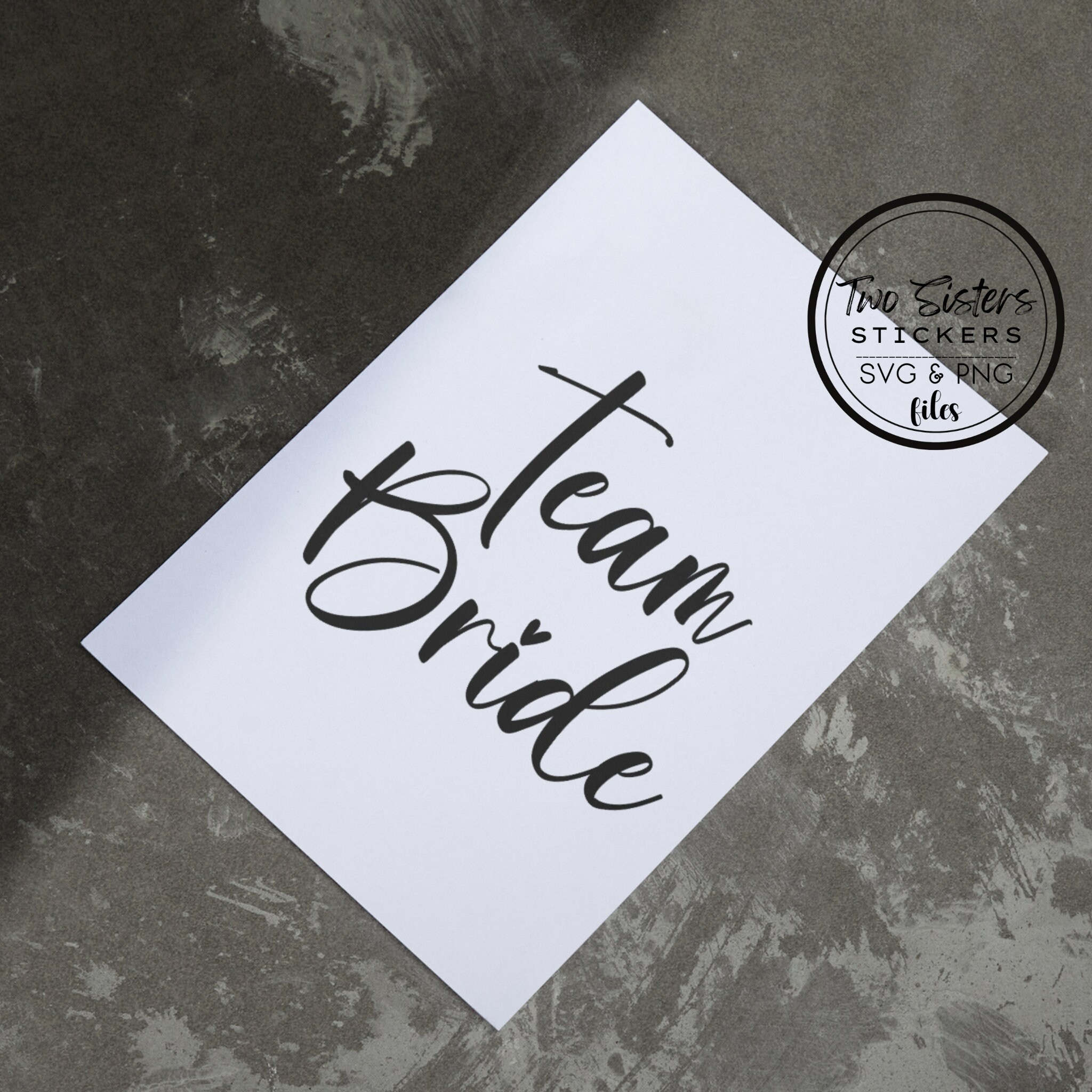 Team Bride SVG & PNG Files Wedding Bridal Shower - Etsy