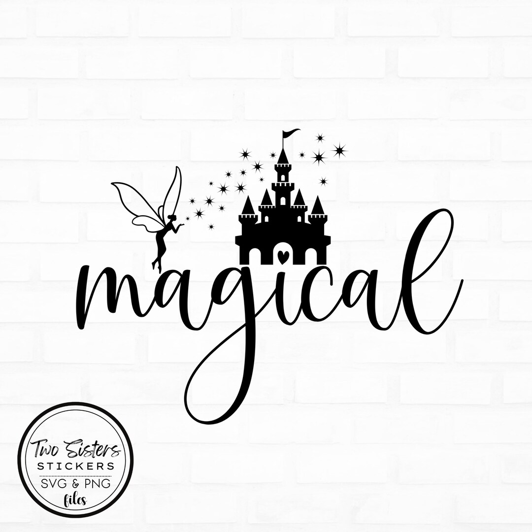 Magical SVG & PNG Family Trip/vacation Castle Design for Projects ...