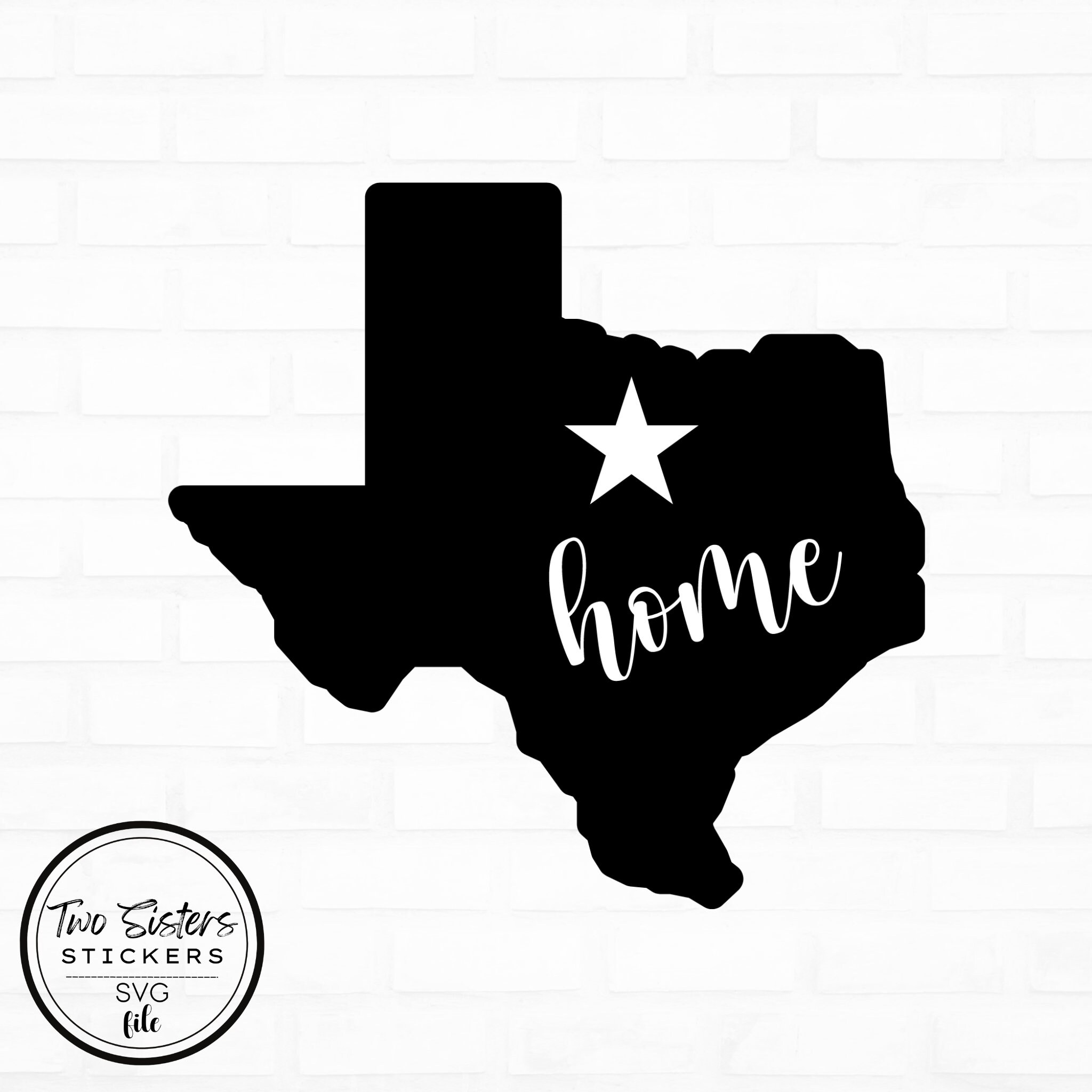 Texas Home SVG PNG State Outline Svg Digital Download Design for ...