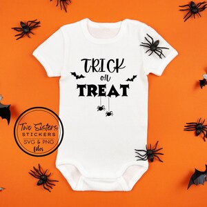 Trick or Treat SVG PNG | Halloween Bats & Spiders | Design for Projects ...