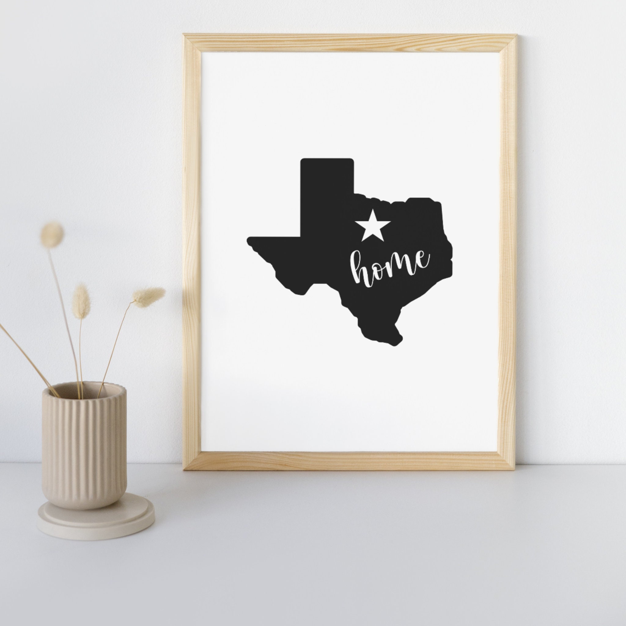 Texas Home SVG PNG State Outline Svg Digital Download Design for ...