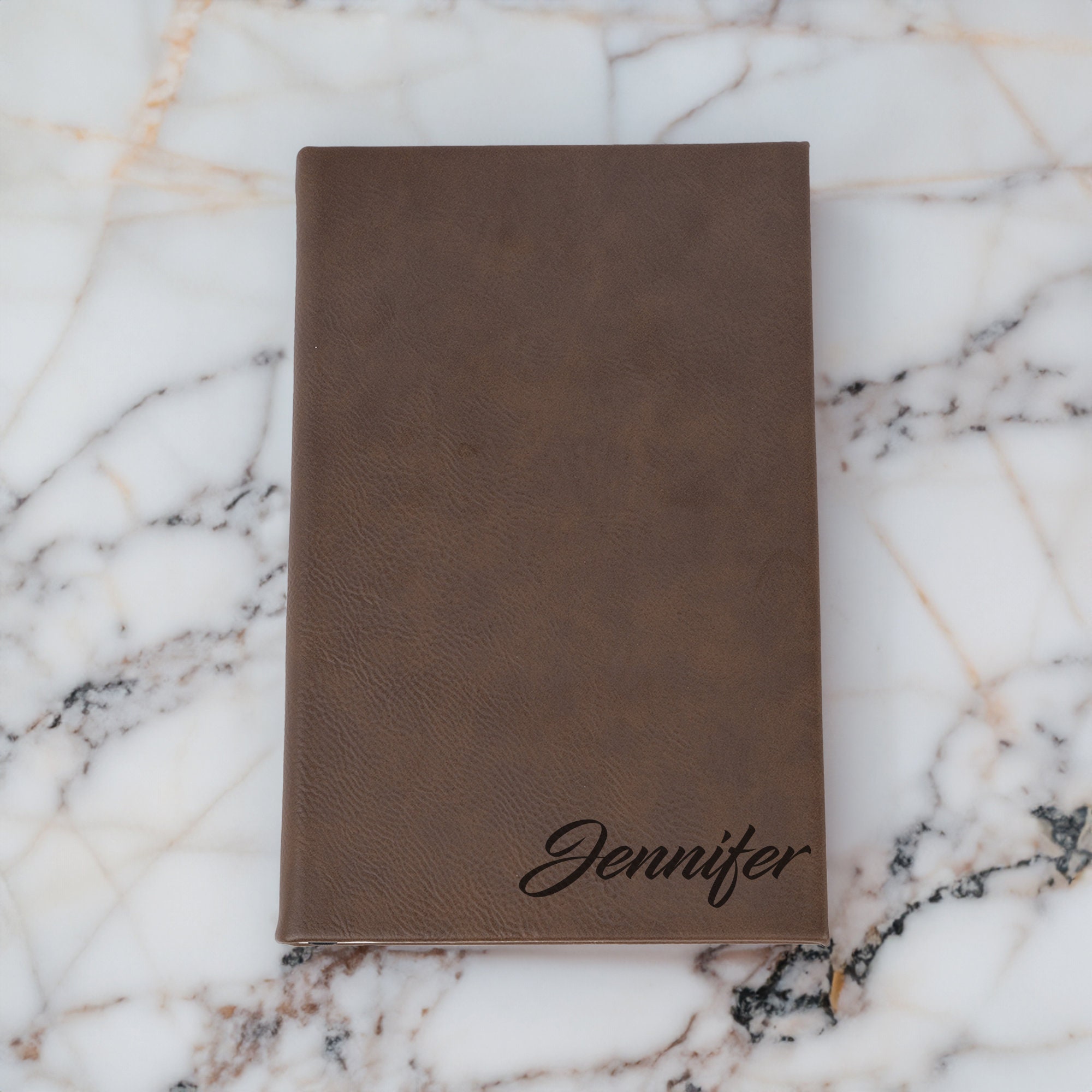 Personalized Mini Notebook, Custom Vegan Leather Journal, Small ...