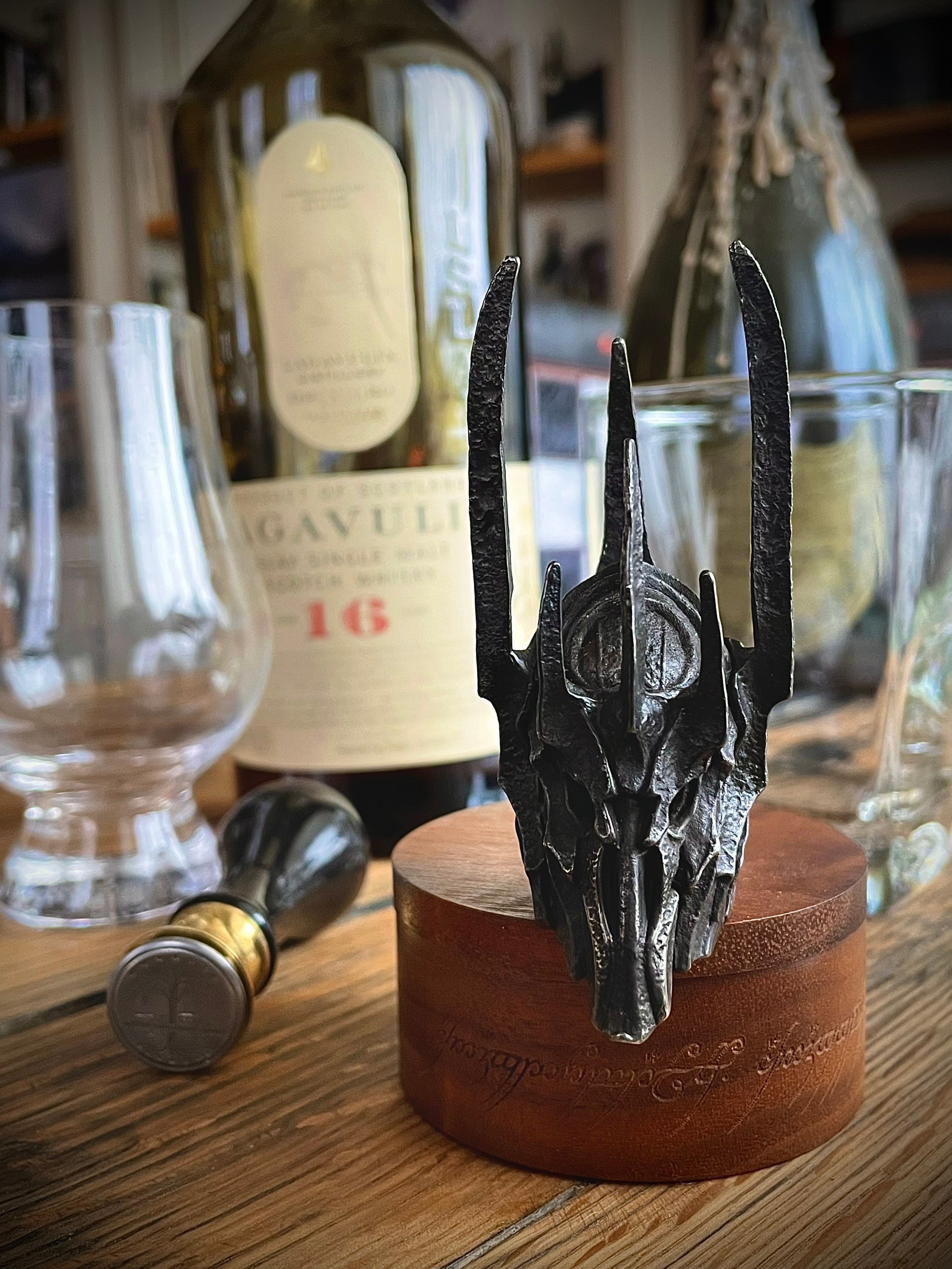 Cast Metal War Helm of Sauron - Etsy