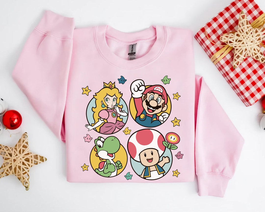 Retro Princess Peach Mario Shirt, Princess Peach Shirt,super Mario ...
