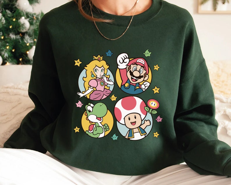Retro Princess Peach Mario Shirt, Princess Peach Shirt,super Mario ...