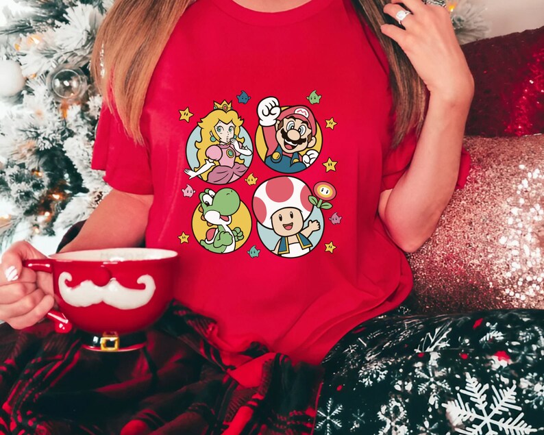 Retro Princess Peach Mario Shirt, Princess Peach Shirt,super Mario ...