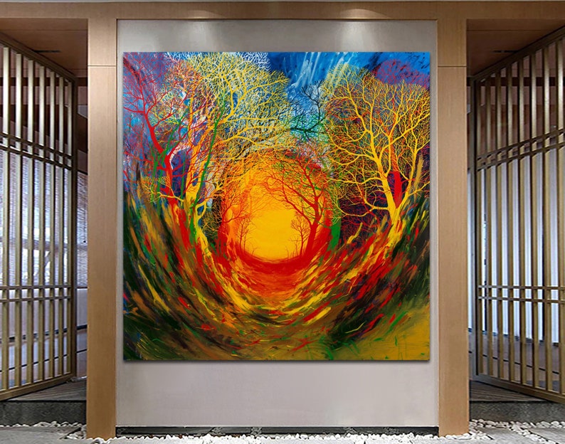 Nether Bright Art Canvas Print Pop Art Wall Decor Modern Ready to Hang ...