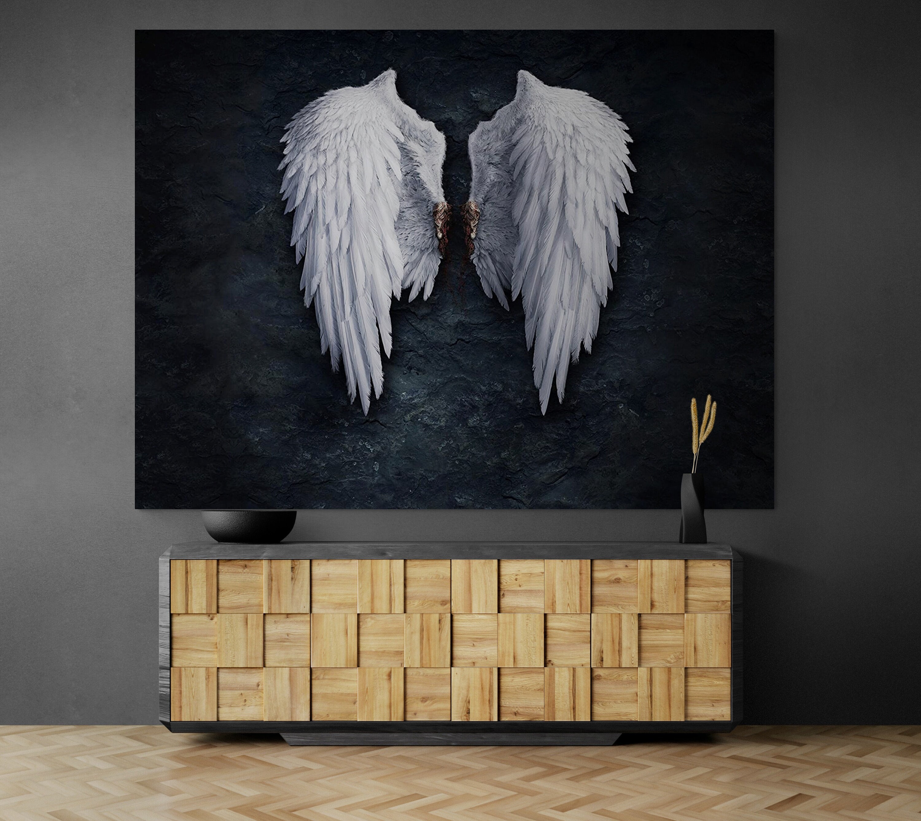 Angel Wings Graffiti Art