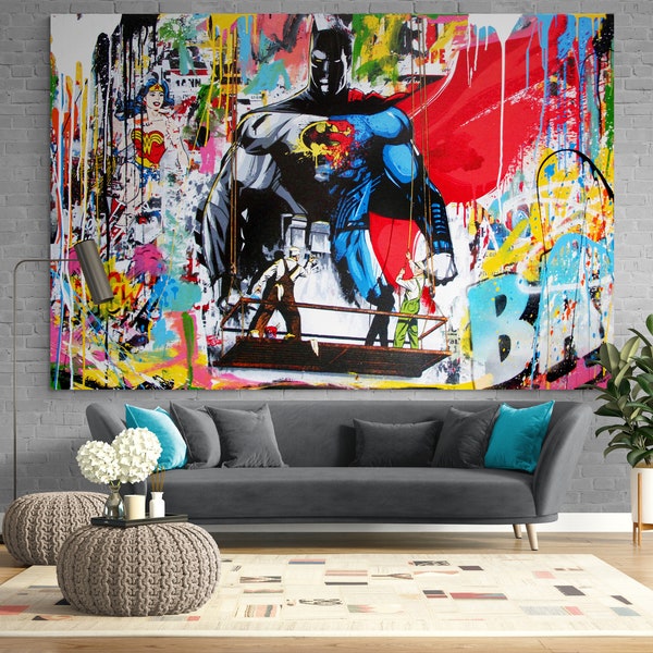 Superhero Pop Art - Etsy
