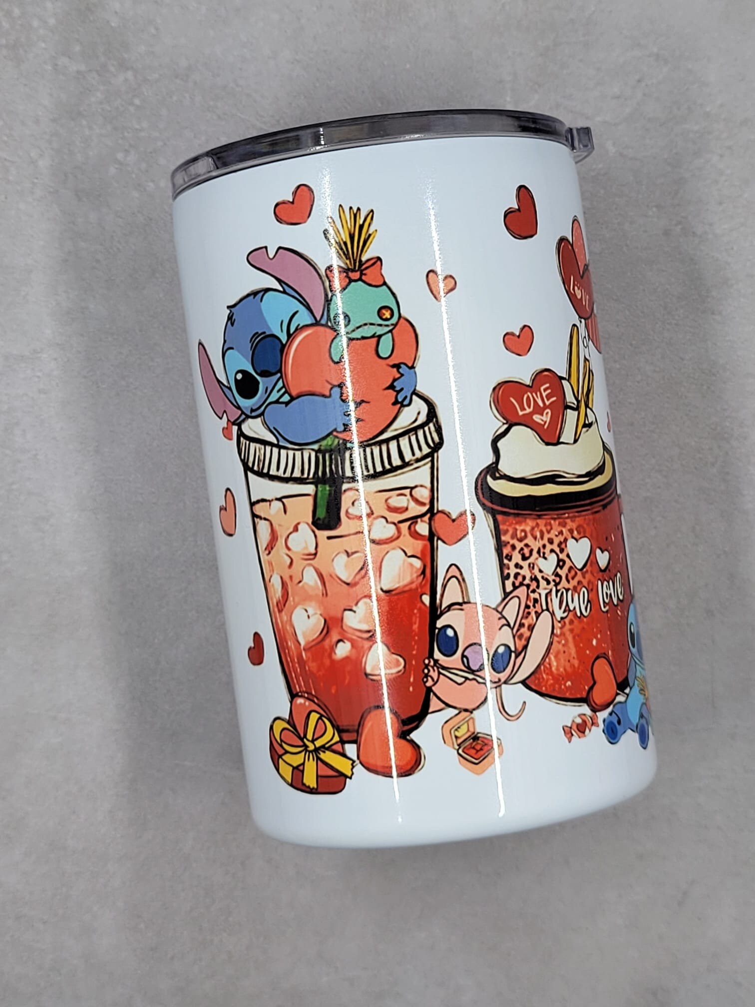 Stitch Sublimated Cup, 10 Oz Double-wall Cup, Coffee Cup, Tumbler for ...