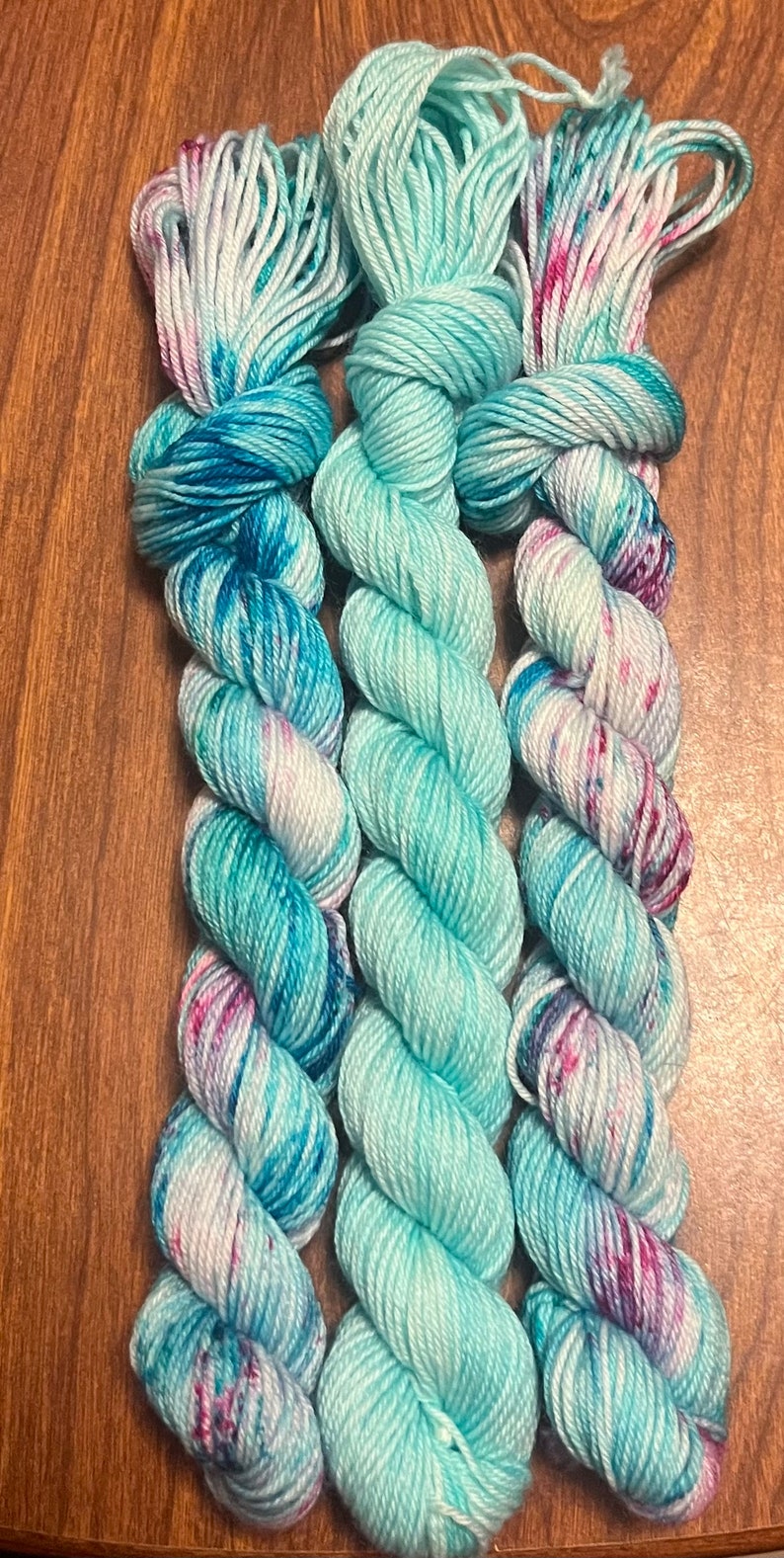 Mini Skein Bundle |mini Skeins |20 Gram Yarn |hand Dyed |tonal ...