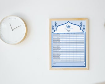 Namaz Tracker, Prayer Tracker, Salah Tracker - Etsy