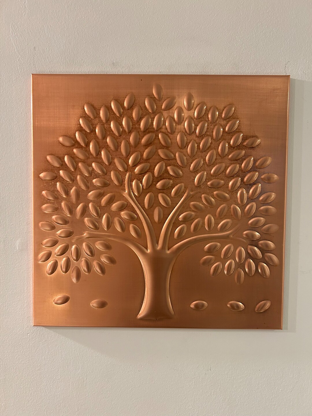 Tree of Life Copper Panel Backsplash and Elegant Copper Tile Wall Decor ...