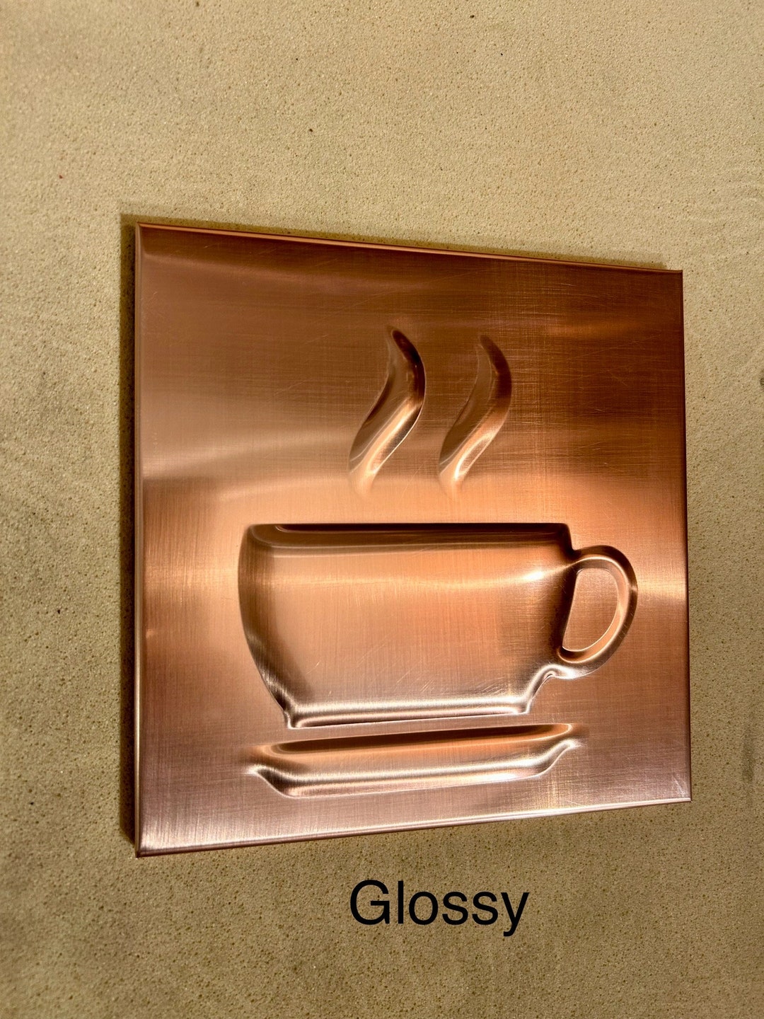 Coffee Cup Copper Tile Backsplash, Coffee Lovers Wall Decor - Etsy