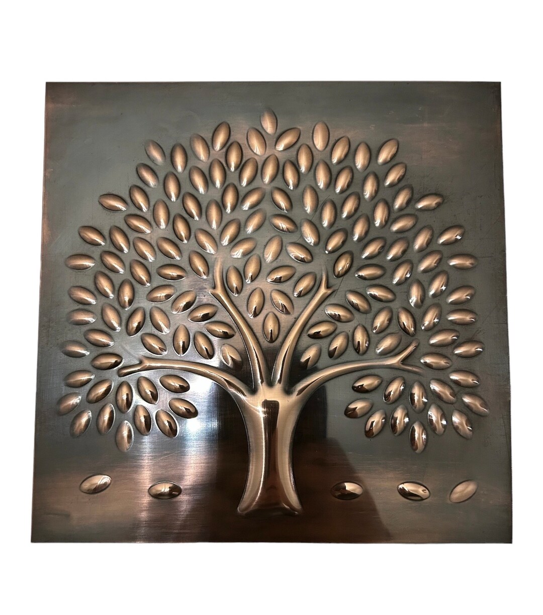 Tree of Life Copper Panel Backsplash and Copper Tile Wall Decor - Etsy