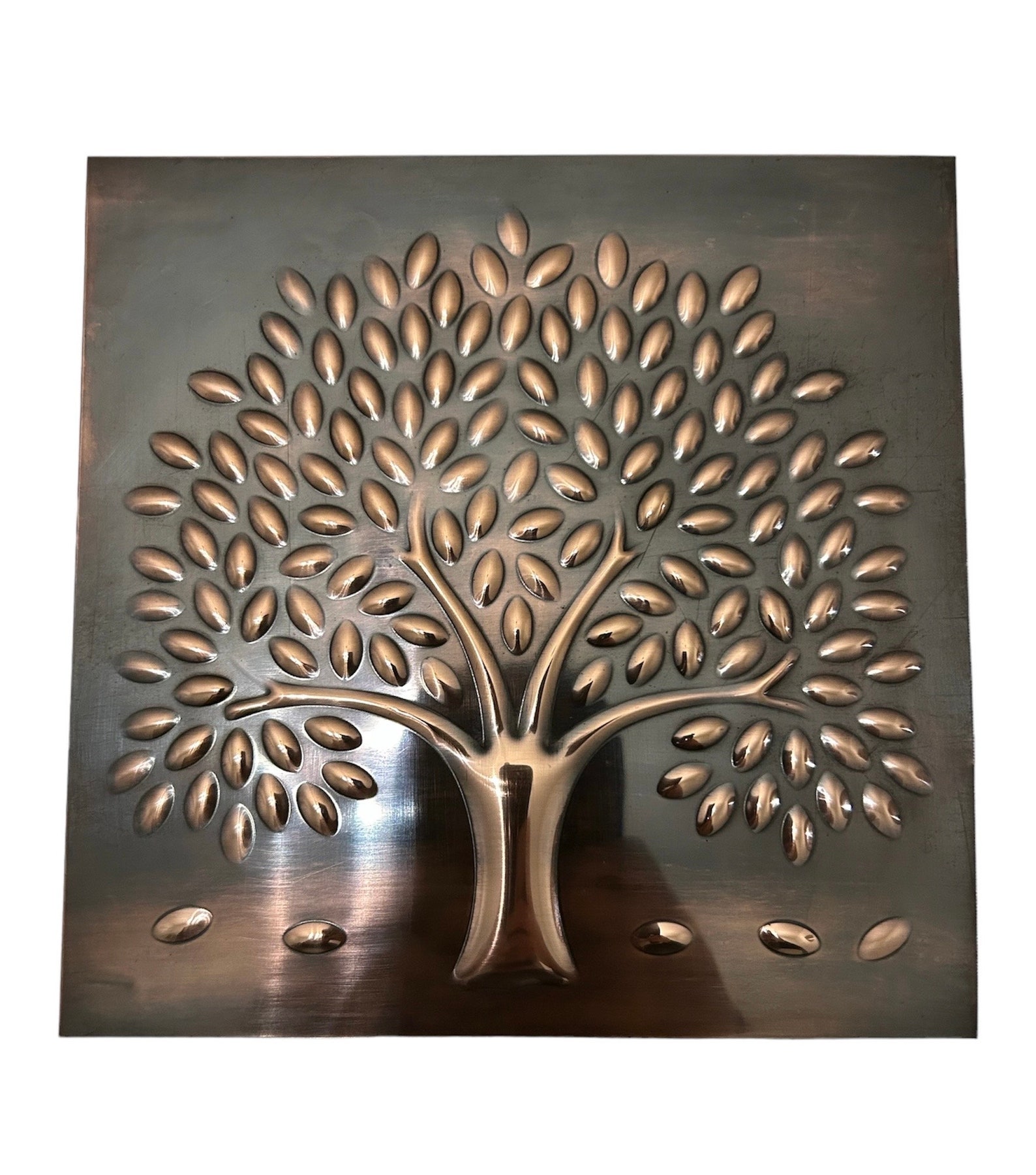 Tree of Life Copper Panel Backsplash and Elegant Copper Tile Wall Decor ...
