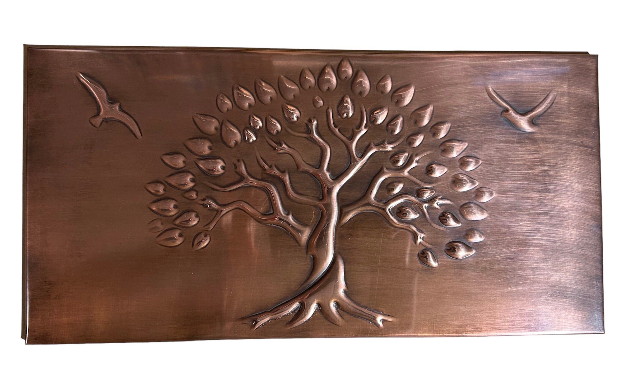 Tree of Life Copper Panel Backsplash, Elegant Copper Tile Wall Decor - Etsy