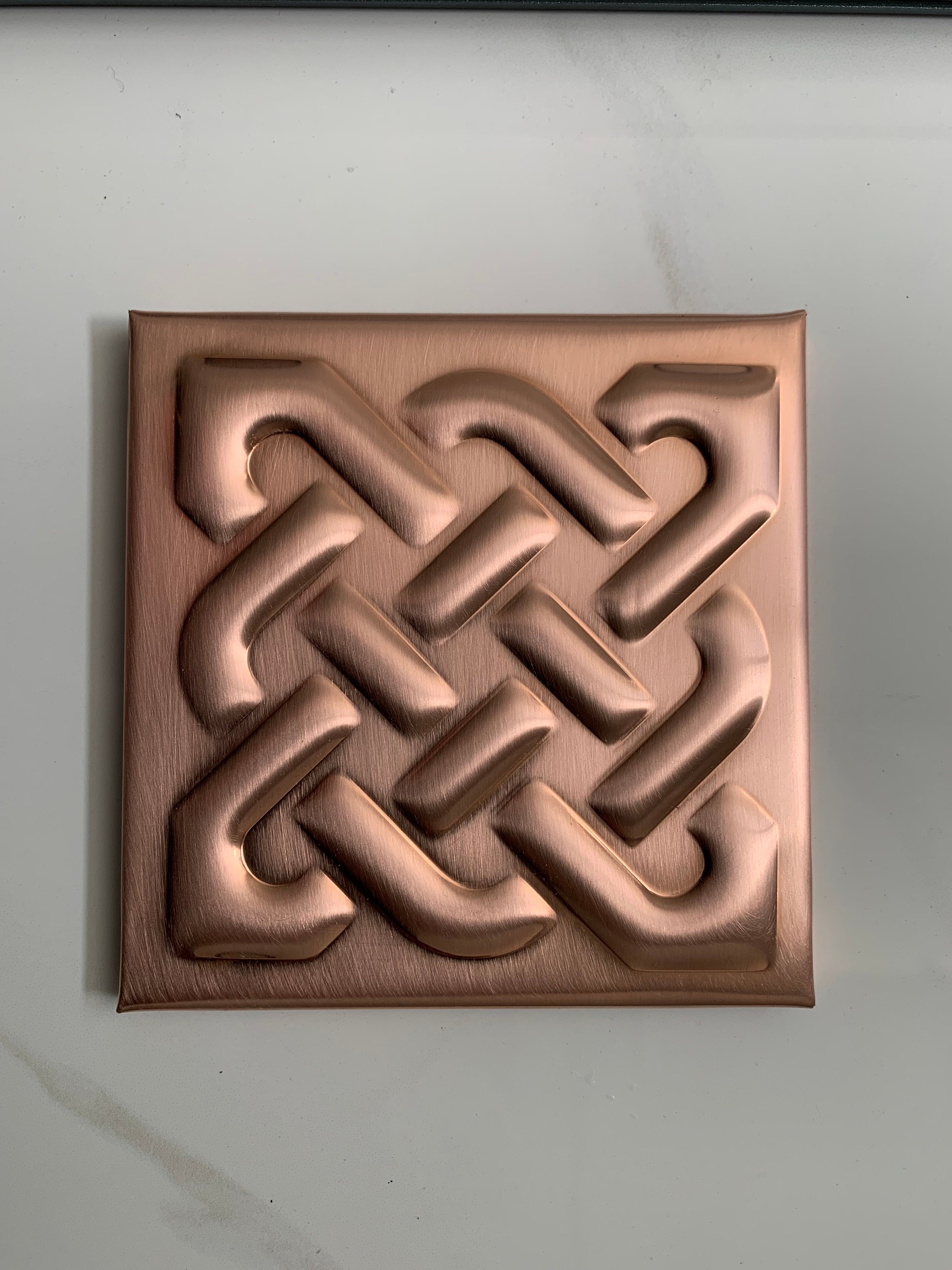 Celtic Knot Copper Tile, Panel, Backsplash - Etsy