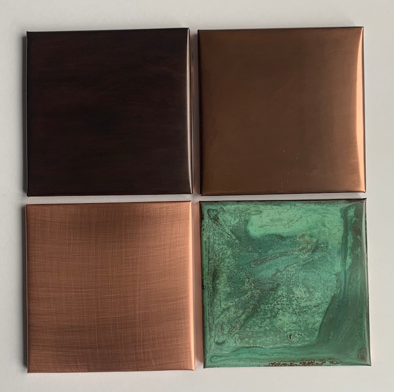 Elegant Copper Tiles in Various Sizes and Patina Finishes, Copper ...