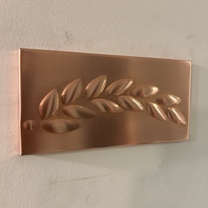 Border Copper Tiles Backsplash, Elegant Handmade Copper Wall Decor - Etsy
