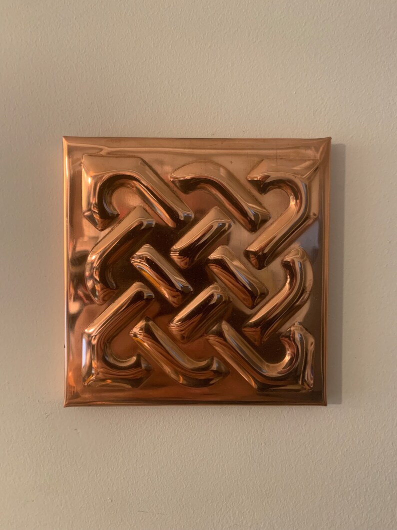 Celtic Knot Copper Tile, Panel, Backsplash - Etsy