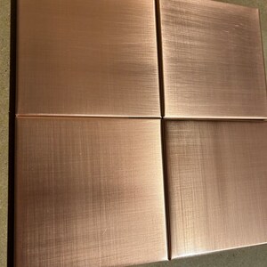Elegant Pure Copper Tiles in Various Sizes and Patina Finishes, Copper ...
