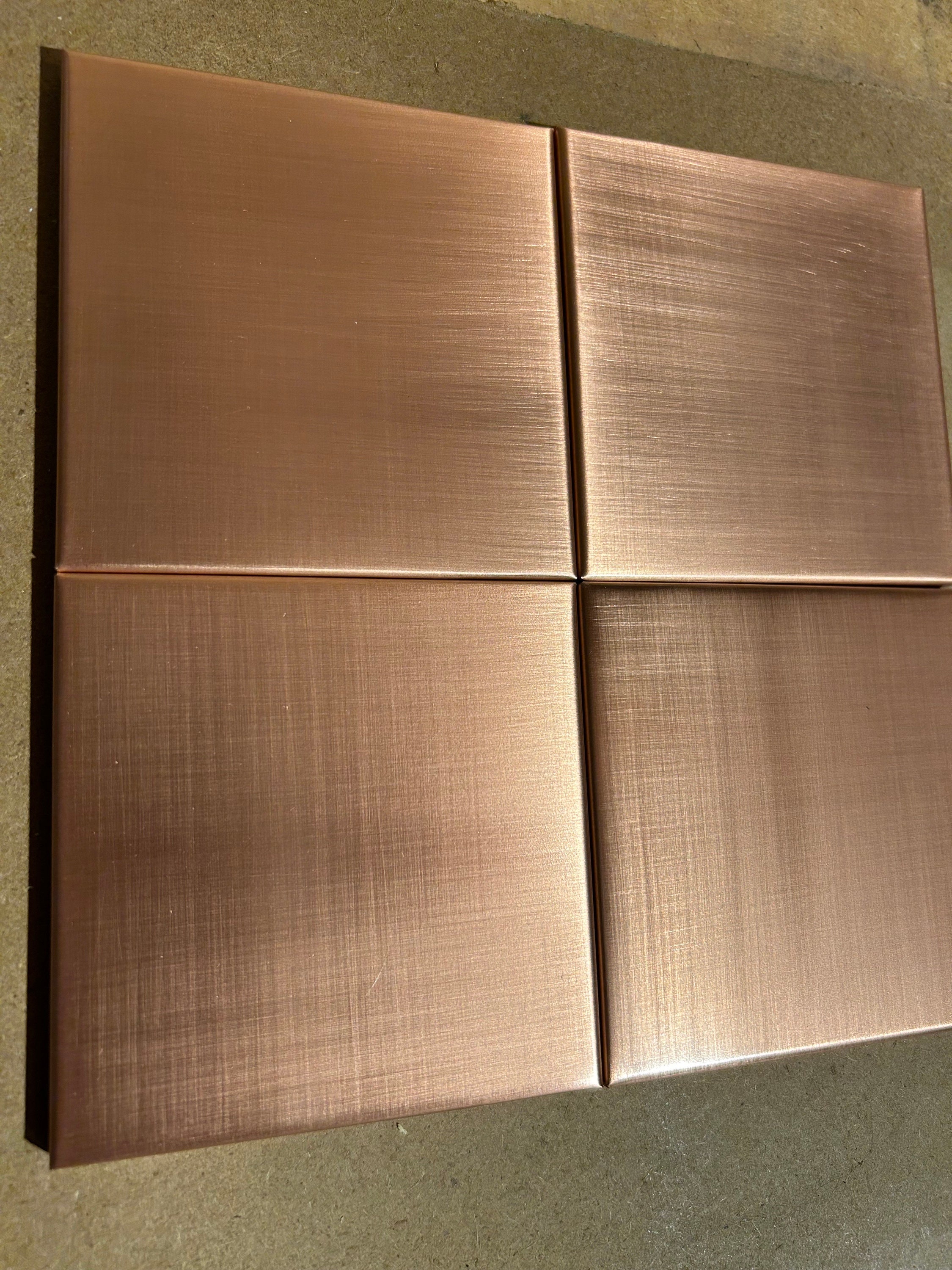 Elegant Copper Tiles in Various Sizes and Patina Finishes, Copper ...