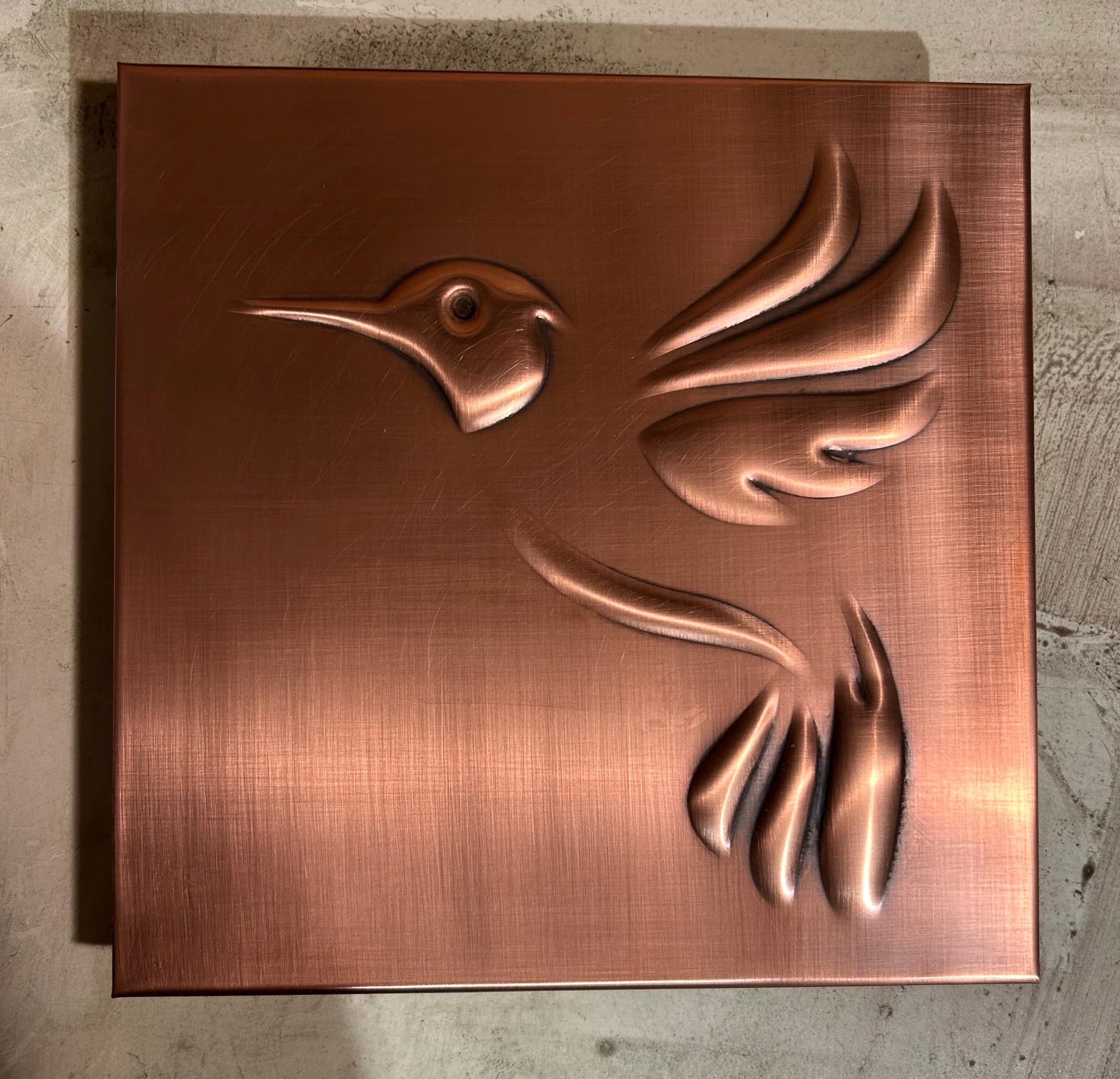 Hummingbird Copper Tile Backsplash, Handmade Copper Wall Decor - Etsy